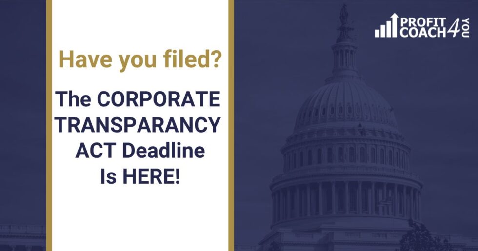 Have You Filed? The Corporate Transparency Act 2024 Deadline Is Here!